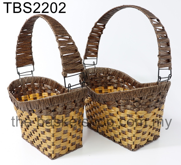 TBS2202 PVC Basket Ingot Brown